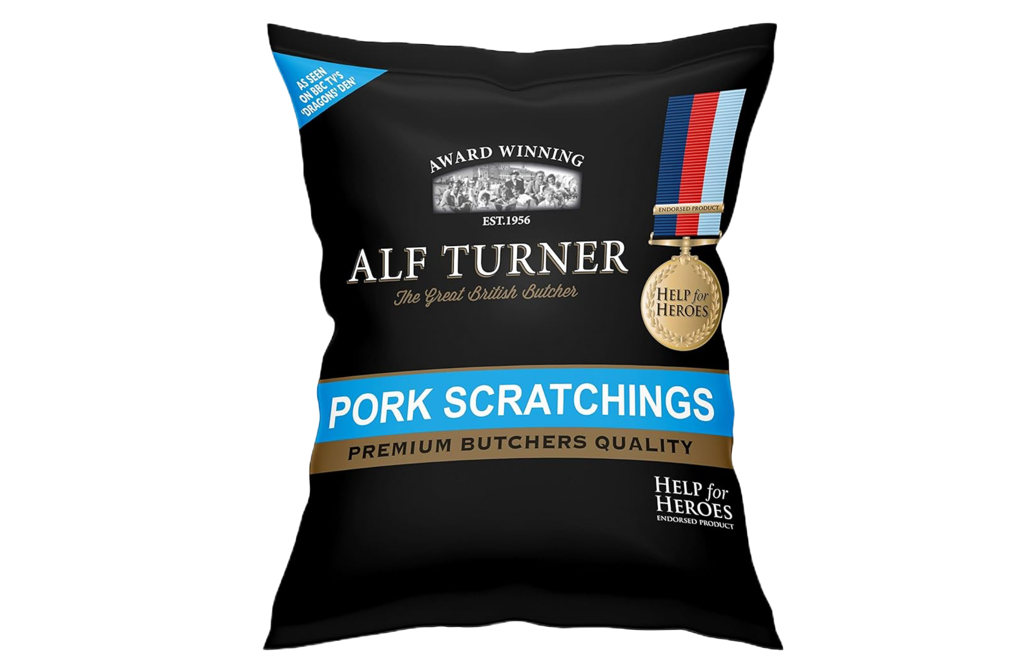 Alf Turner Pork Scratchings – ALCOLOCO